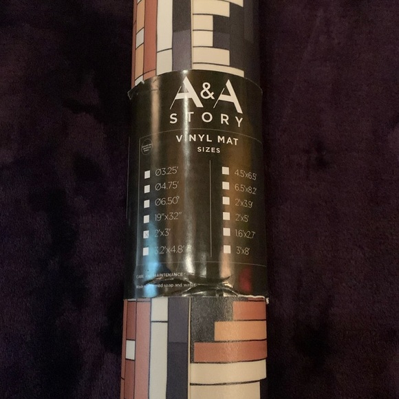 A &A story | Accents | Aa Story Vinyl Mat | Poshmark
